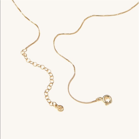 Mejuri | Jewelry | Mejuri Baby Box Chain Necklace 4k Gold | Poshmark
